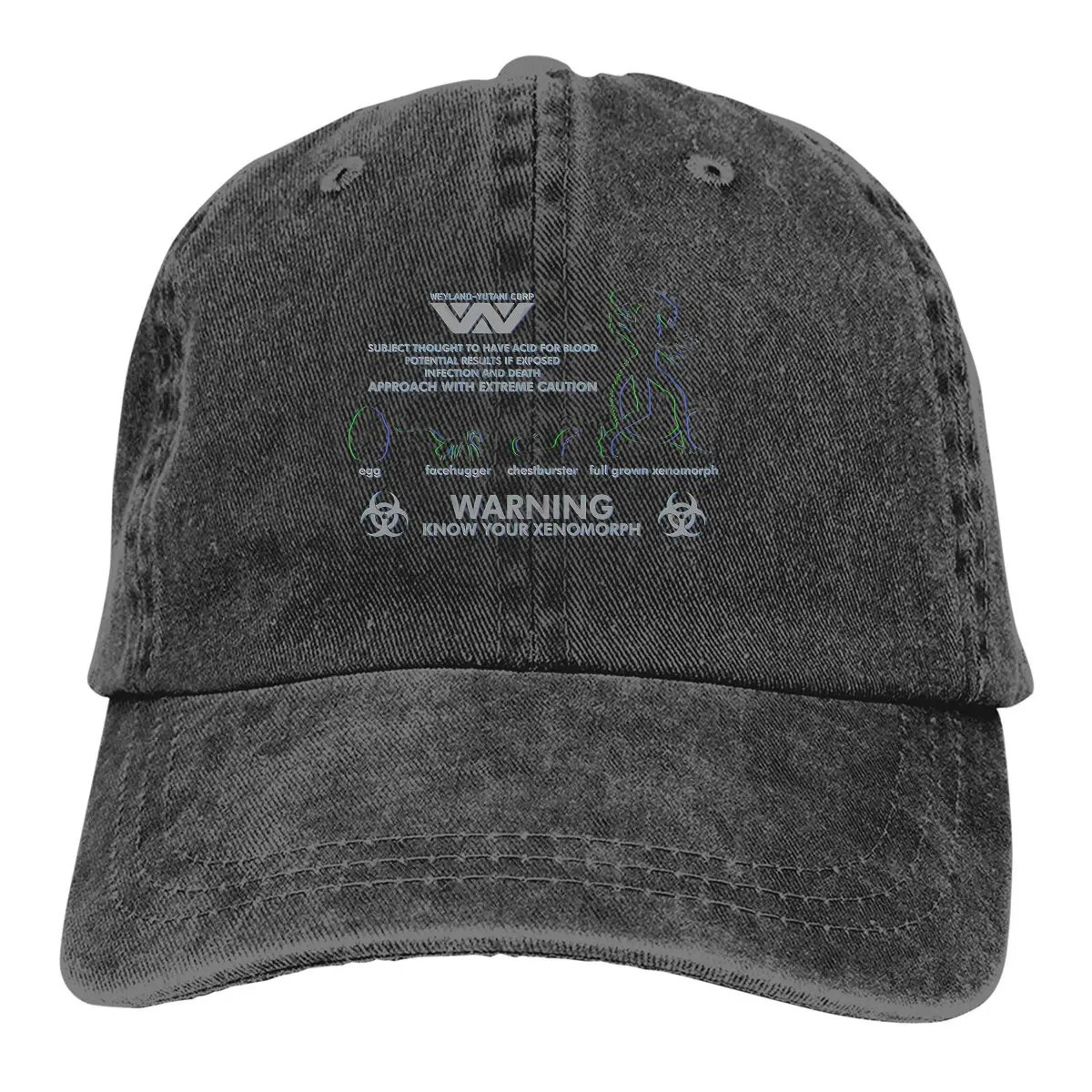 Warning-Know-Your-Xenomorph-Aliens-Baseball-Cap-Men-Hats-Women-Visor ...