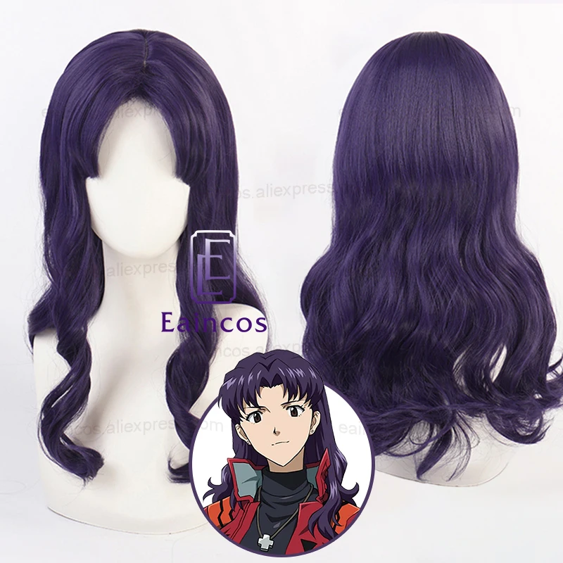 Anime-EVA-Katsuragi-Misato-Cosplay-Wig-Misato-Katsuragi-56cm-Long-Dark ...