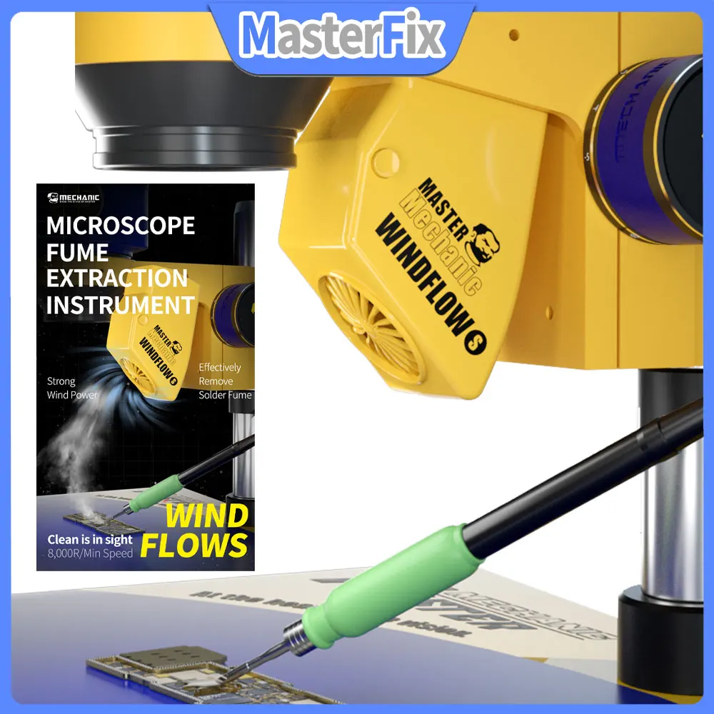 MECHANIC-WindflowS-Portable-Solder-Fume-Extractor-Fan-Microscope-Fume ...