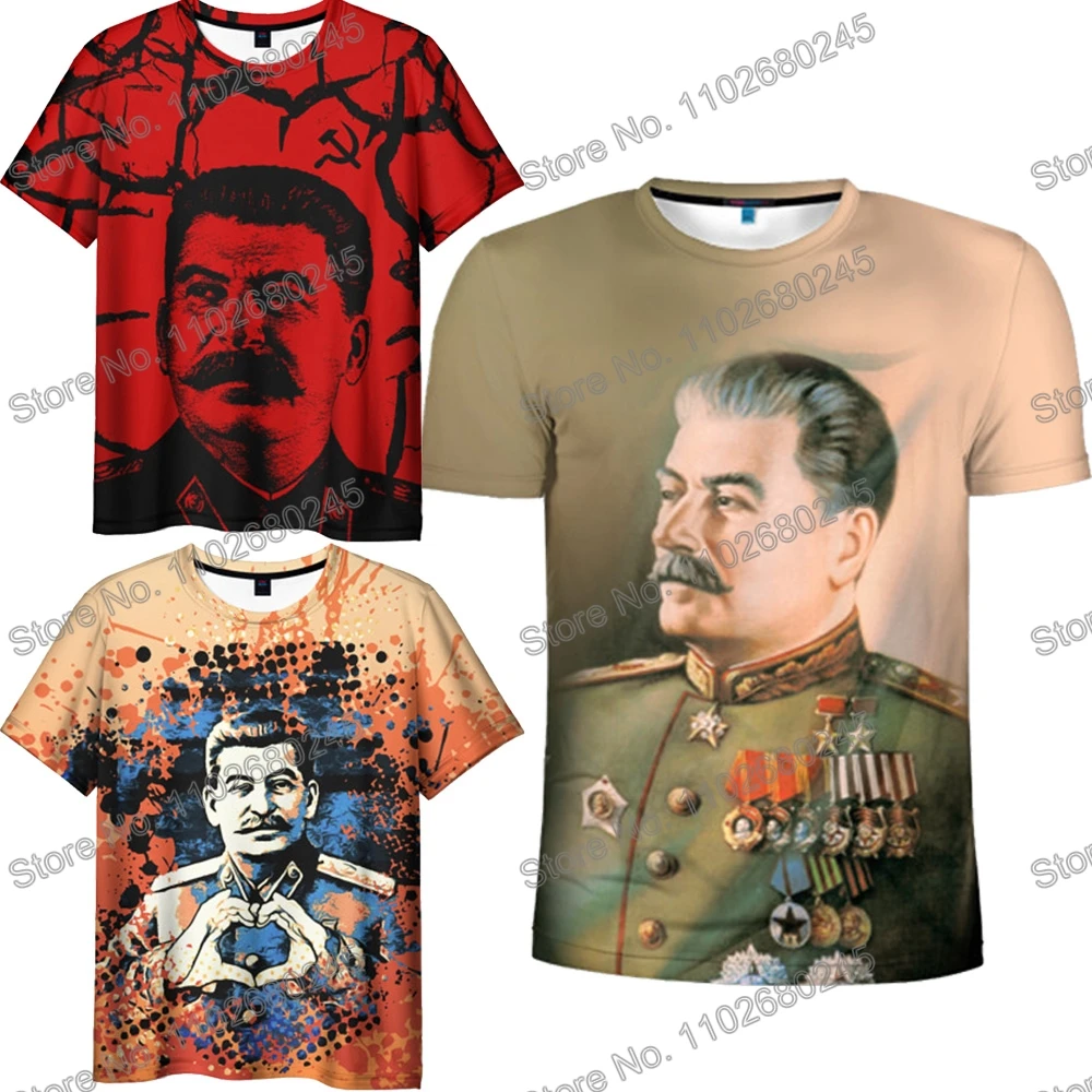 Camiseta-de-la-USSR-de-Stalin-camisa-t-cnica-para-exteriores-ropa-de ...