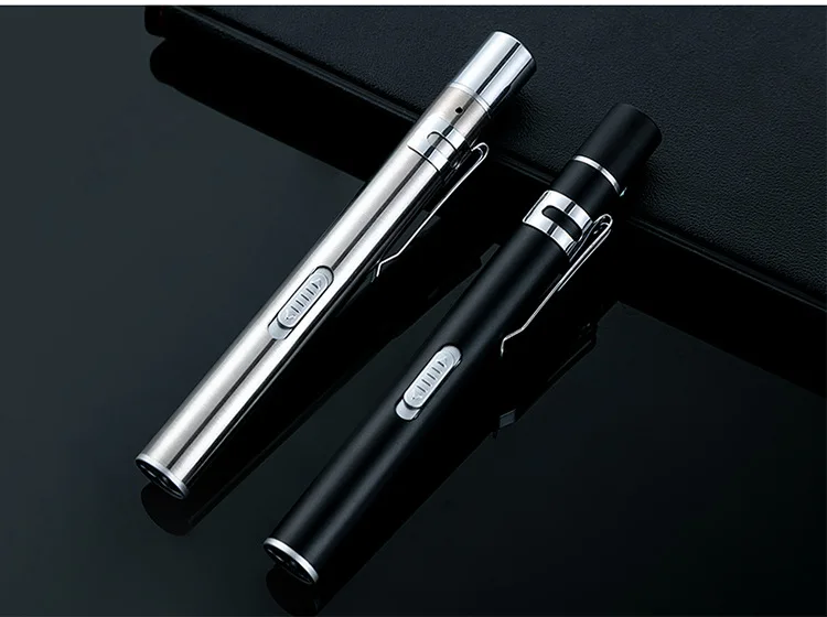 Portable-Dual-Light-Source-LED-Stainless-Steel-Nursing-Penlight ...