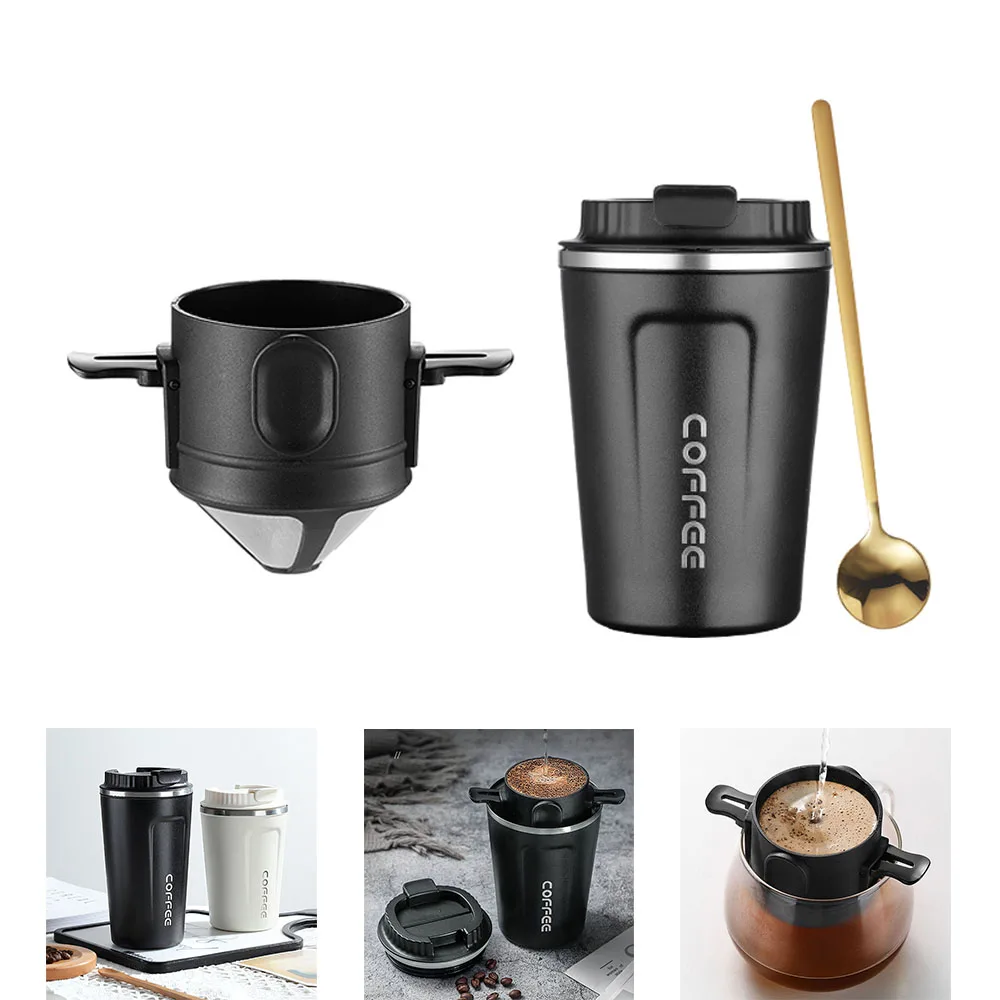 접이식 휴대용 커피 필터 304 스테인리스 스틸 재사용 가능한 종이 없는 드립 커피 차 컵 에스프레소 드리퍼 바구니 도구