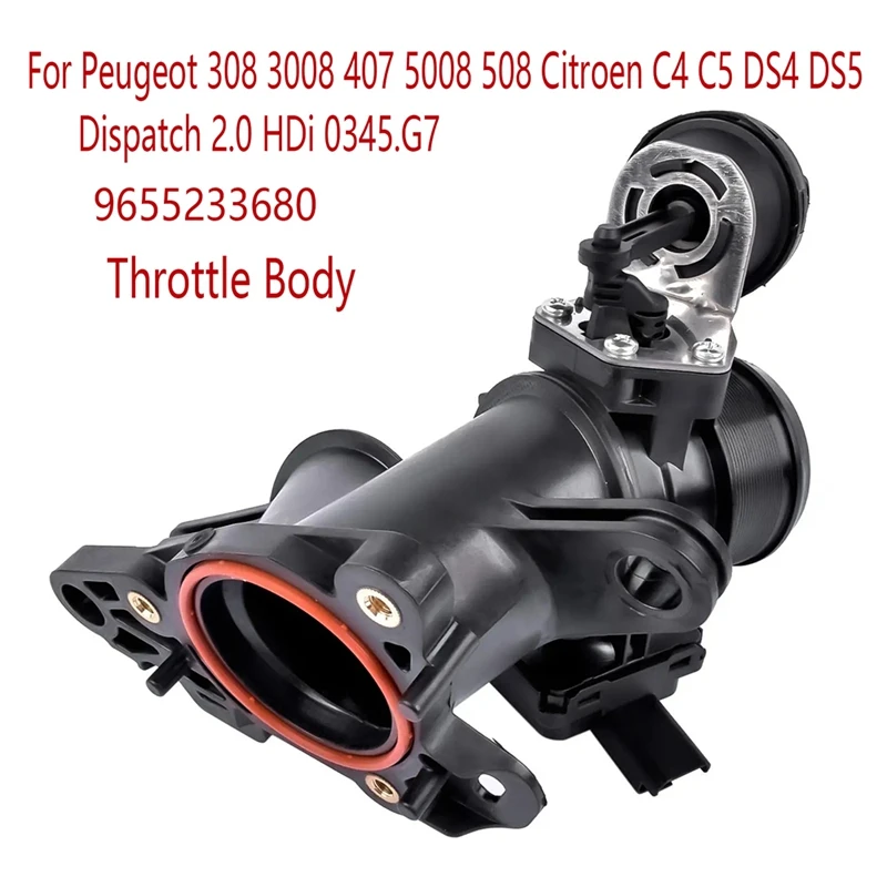New-Throttle-Body-For-Peugeot-308-3008-407-5008-508-Citroen-C4-C5-DS4 ...