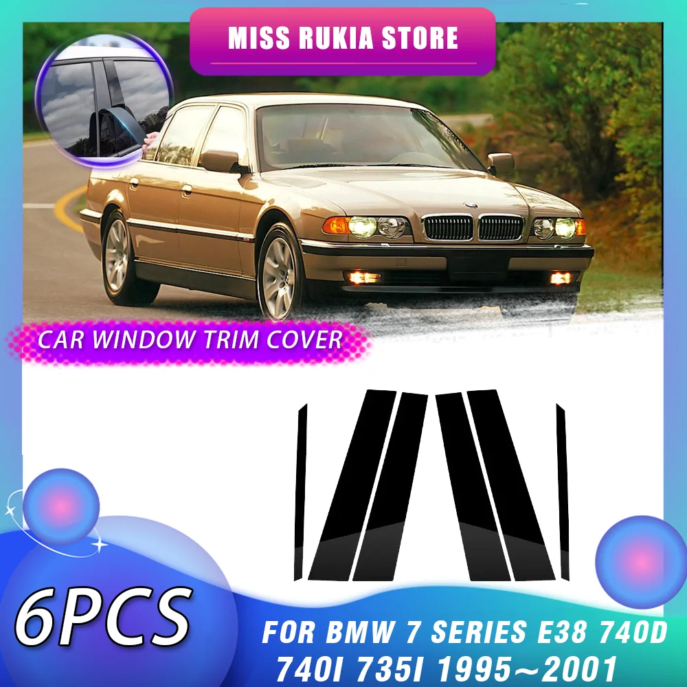 Car-Window-Trim-Cover-for-BMW-7-Series-E38-740d-740i-735i-1995-2001 ...