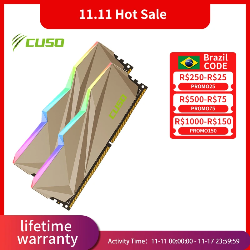CUSO-DDR4-RAM-16GBx2-3200MHz-3600MHz-Memoria-Ram-RGB-Memory-DIMM ...