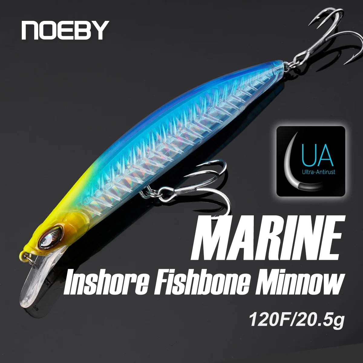 NOEBY-Jerkbait-Fishing-Lure-120mm-20-5g-Floating-Minnow-Artificial-Hard-Baits-Inshore-Thicker ...