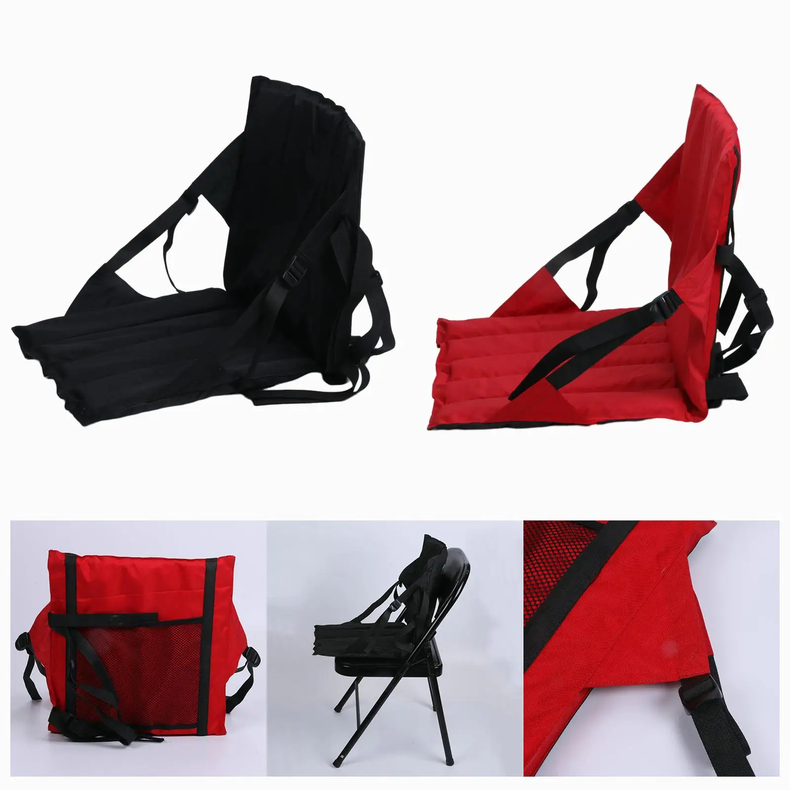 Kayak-Seats-with-Back-Support-Collapsible-Portable-Durable-Floor-Chair ...