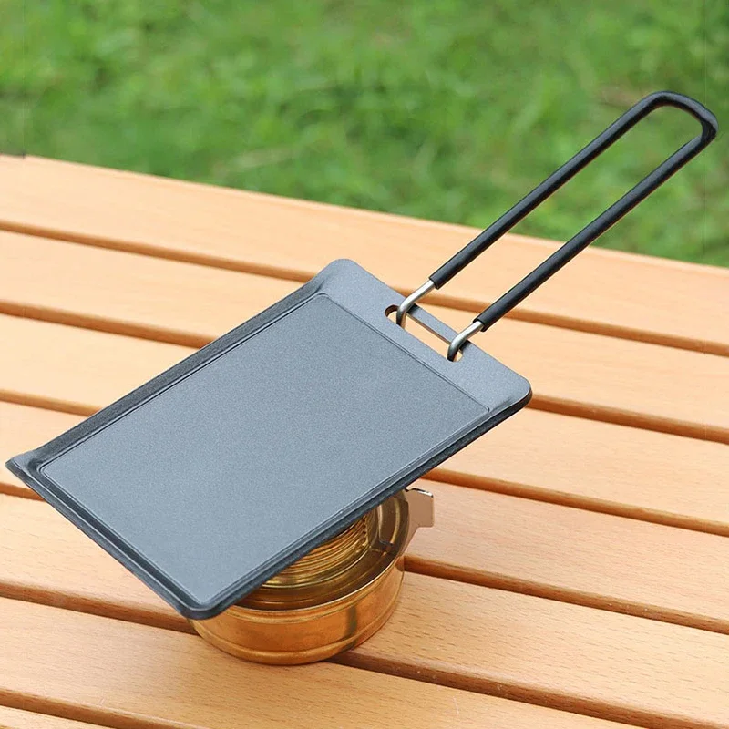 Outdoor-Mini-Portable-Grill-Pan-Camping-Frying-Pan-BBQ-Baking-Dishes ...