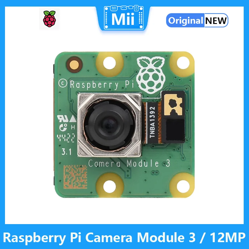 Raspberry Pi Camera Module 3, 12MP high resolution, Auto-Focus, IMX708 ...