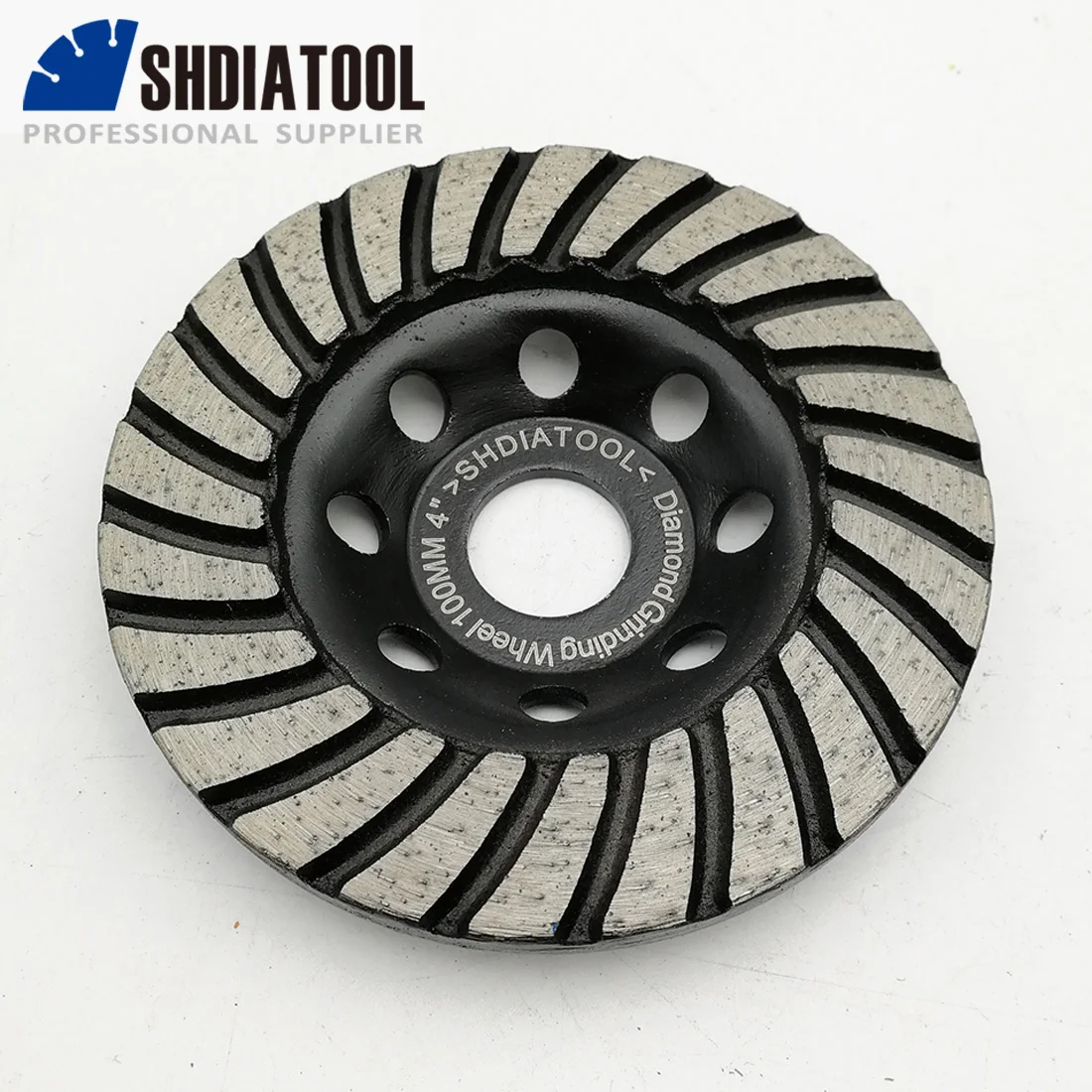 Shdiatool 4"/100mm Diamond Spiral Turbo Grinding Cup Wheel Grinding ...