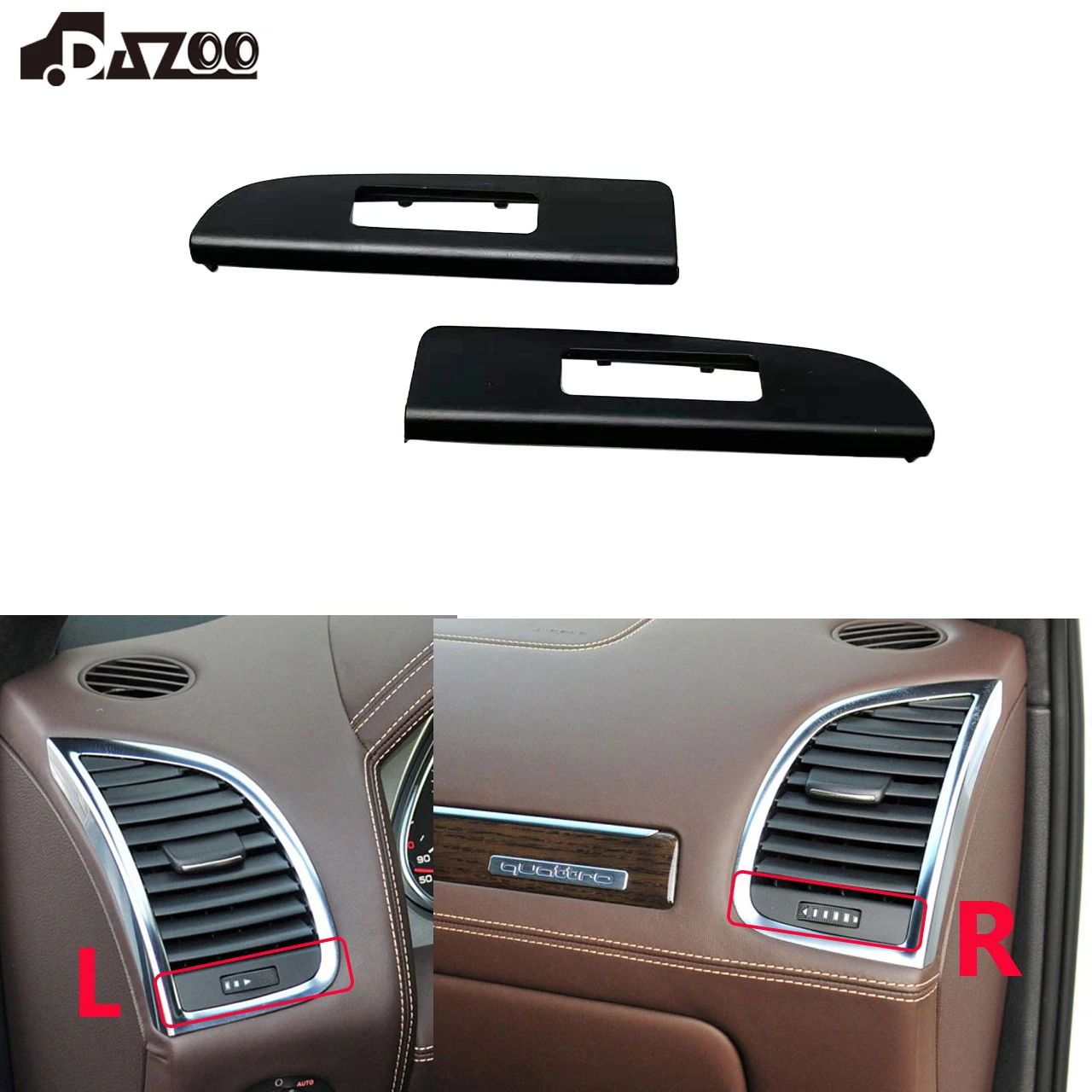Car Front Dashboard Left Right Air Conditioning Heater AC Vent Outlet ...