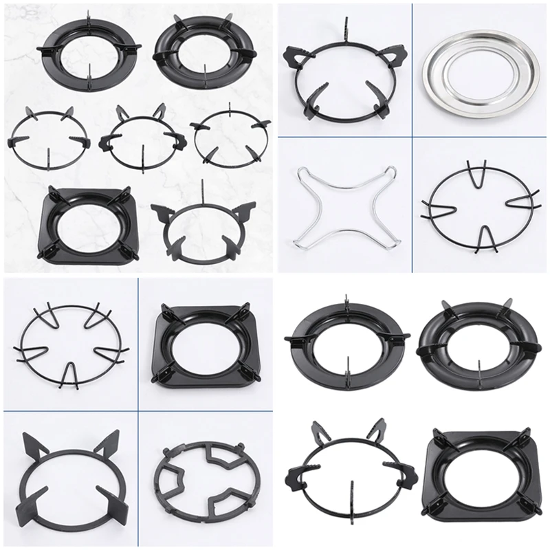 Cast Iron Wok Pan Pot Support Rack Stand Burner Universal Cast Iron Wok ...