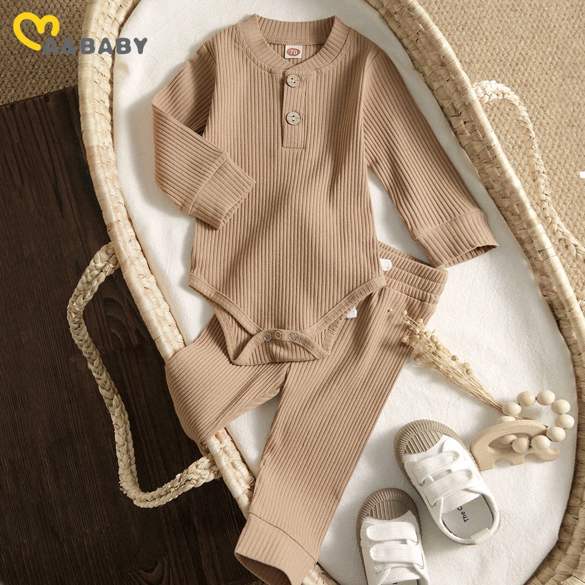 Ma&Baby 0-24M Newborn Infant Knit Baby Boy Girl Clothes Set Long Sleeve ...