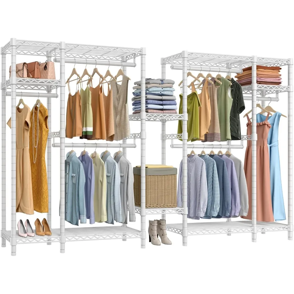 Extra-Large-Garment-Rack-Heavy-Duty-Clothes-Rack-Portable-Wardrobe ...
