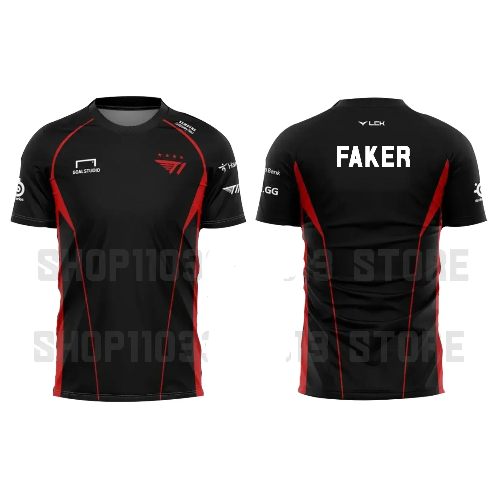 Camiseta-con-estampado-3D-del-equipo-Faker-T1-uniforme-de-equipo-campe-n-deportivo-LOL ...