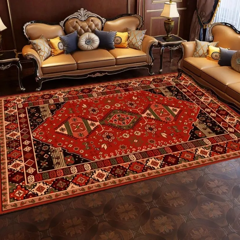 Bohemian-Carpet-Large-Size-Rug-Vintage-Living-Room-Sofa-Non-Slip-Retro ...