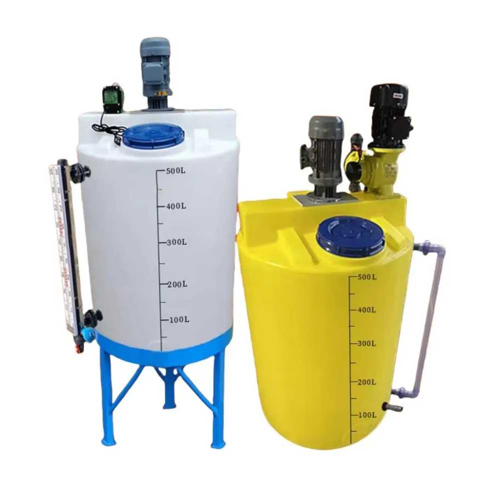 High Quality Water Storage tank 1000 Liter Plastic Mixing tank Mixer ...