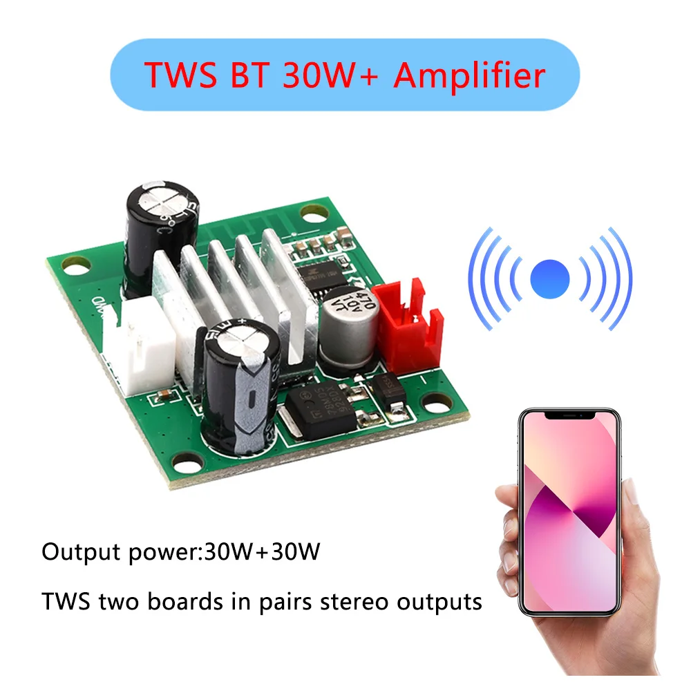 Bluetooth-30W-Power-Amplifier-TWS-Speaker-Sound-Module-Board-Audio ...