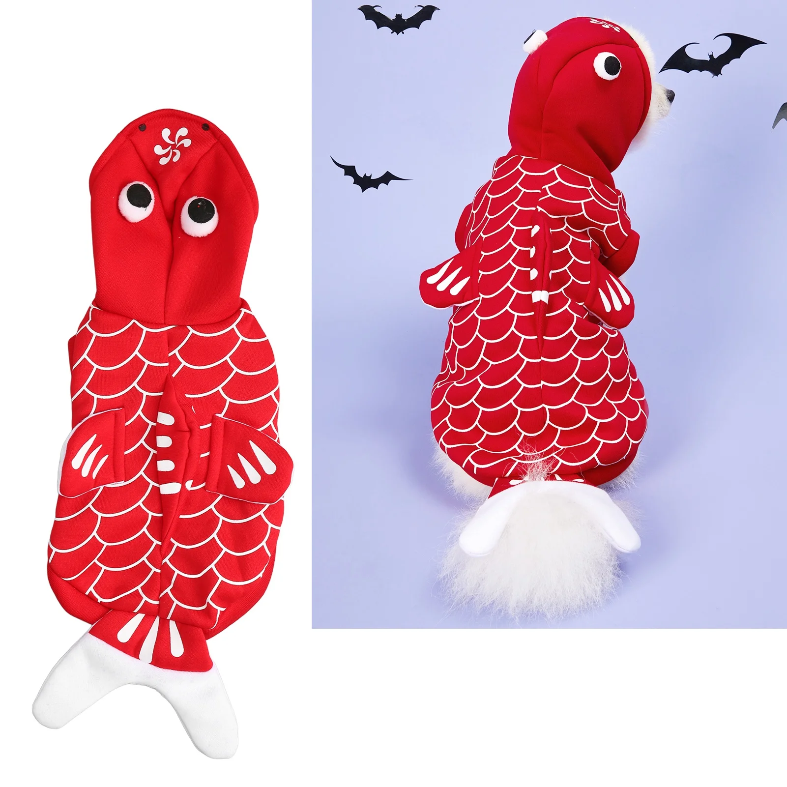 Dog-Fish-Costume-Interesting-Halloween-Dog-Apparel-For-Dogs-Cats ...