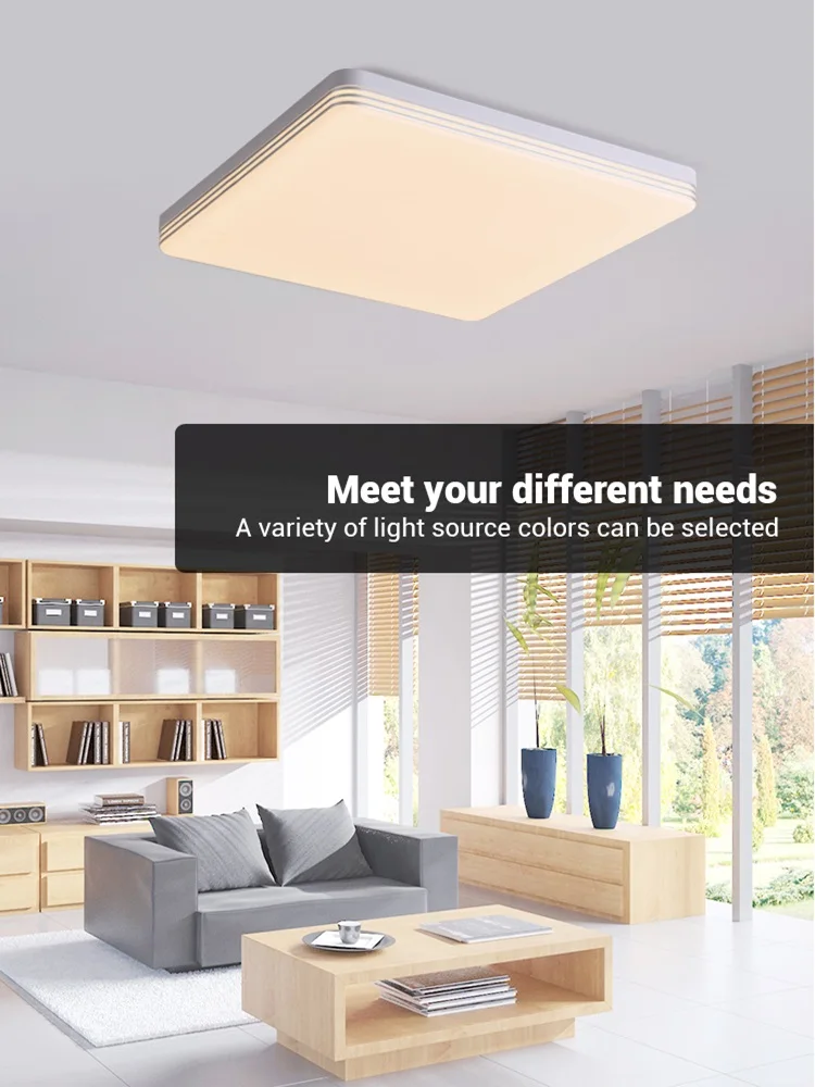 Modern-Ceiling-lamps-Square-LED-ceiling-lights-18W-24W-36W-48W-Cold ...