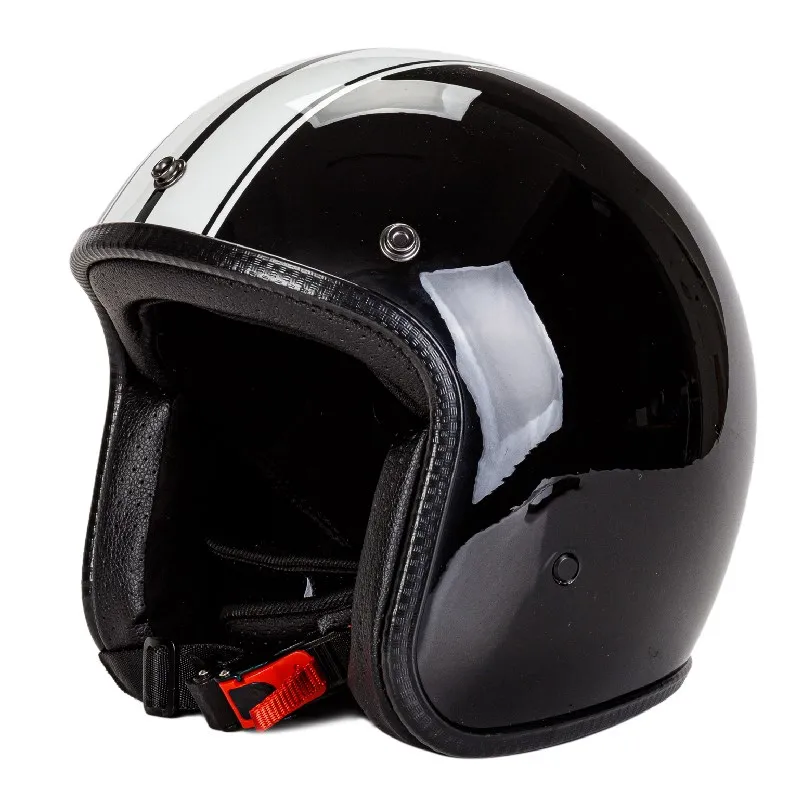pure-hand-made-Retro-motorcycle-helmet-RHR-helmet-with-visor-peak-DOT ...