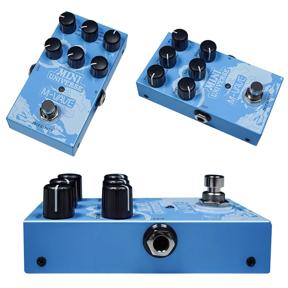 Analog-Reverberation-Guitar-Pedal-9-Reverb-Tones-Mini-Pedal-Pure-Analog ...
