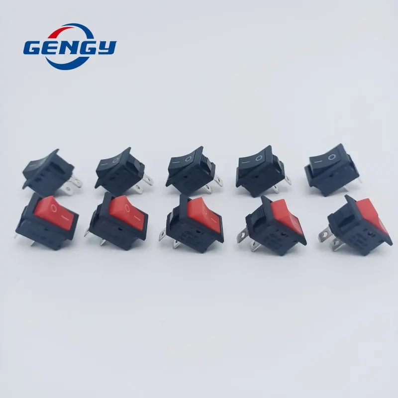 2/5/10 Pcs Mini Rocker Switch KCD1,ON/OFF,Electrical Equipment,2Pin,2 ...