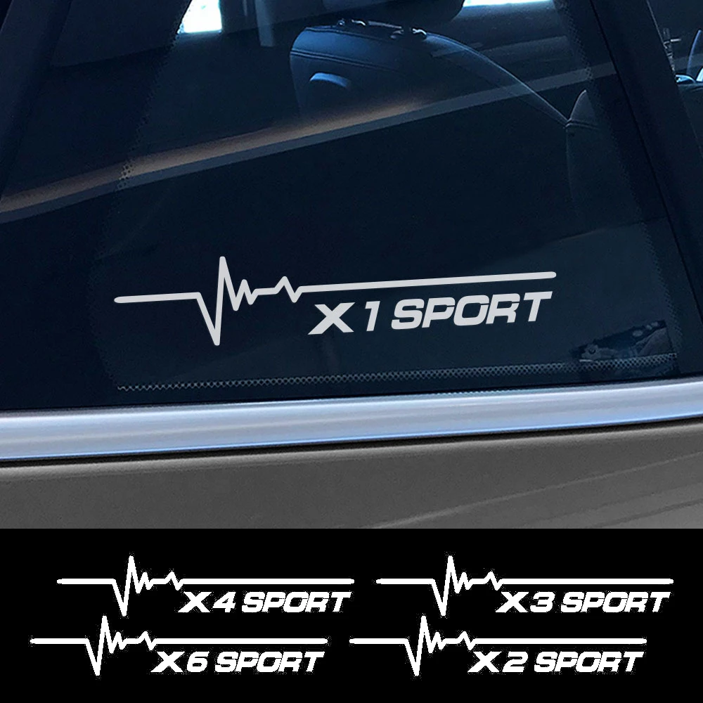 2PCS-Car-Window-Sticker-Exterior-Reflective-Decal-Accessories-For-BMW ...