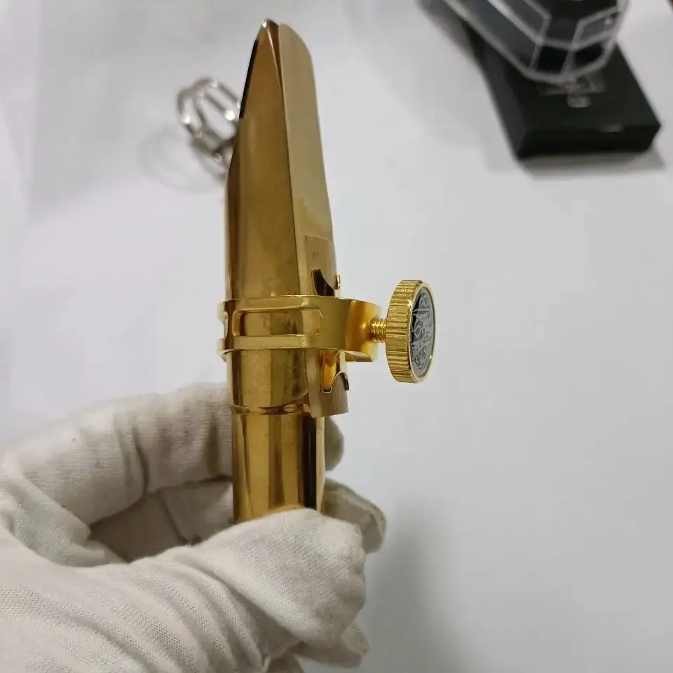 Gold-Plated-Tenor-Alto-Sax-Mouthpiece-Ligation-Silver-Plated ...