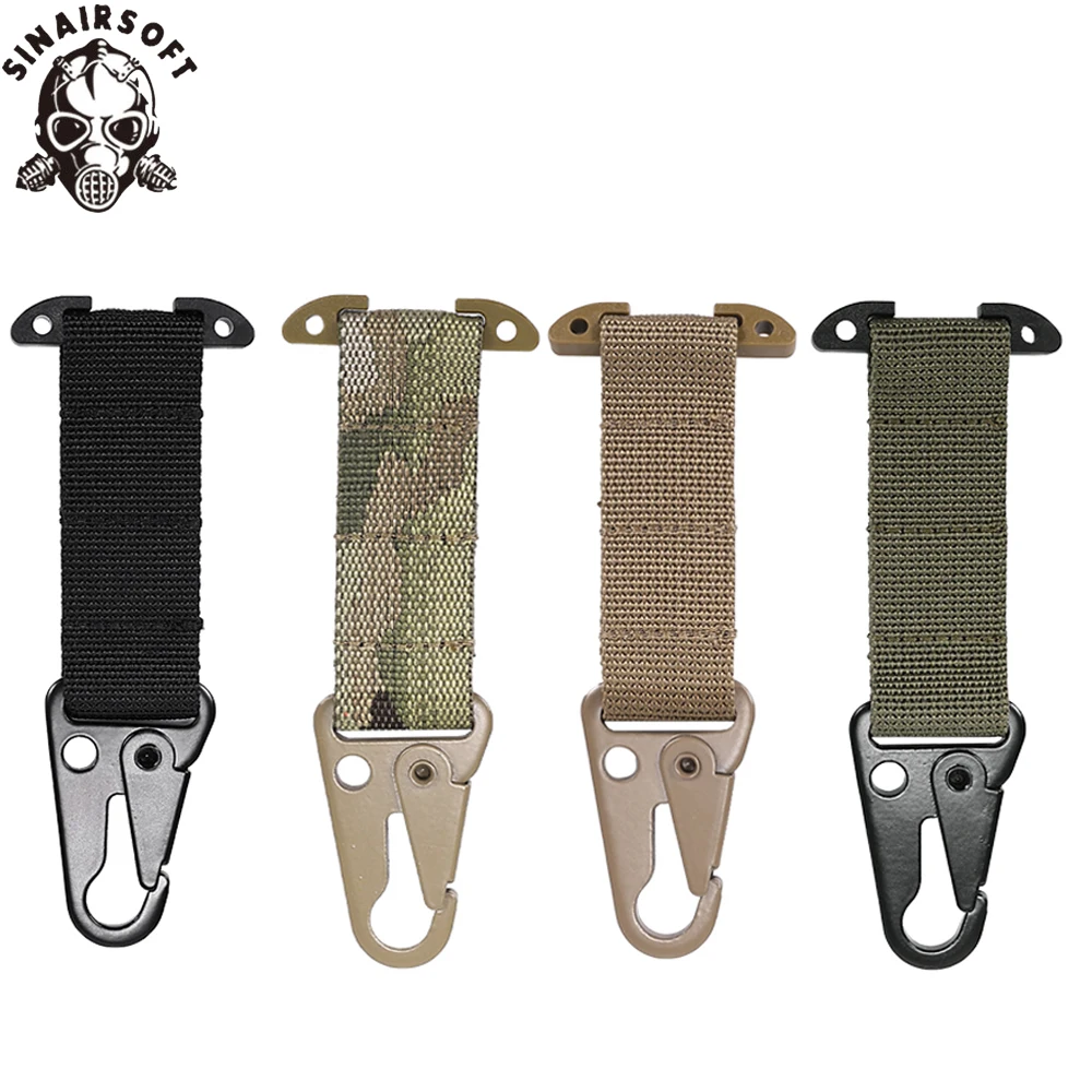 Tactical Clash Hook Hanging Carabiner ICB Molle Webbing Clip Olecranon ...