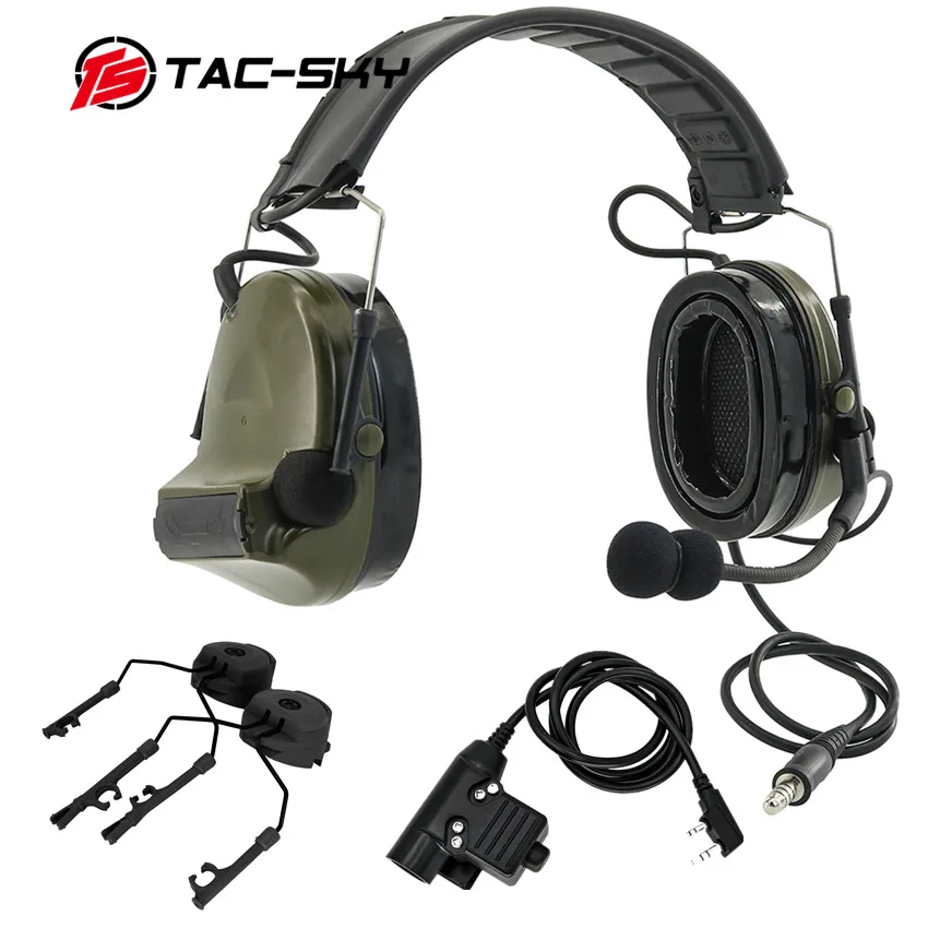 TS-TAC-SKY-Tactical-Headset-Comtac-II-Hearing-Protection-Shooting ...