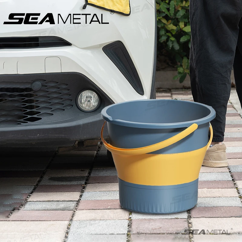 SEAMETAL-5-10L-Portable-Folding-Bucket-Multifunctional-Thickened ...