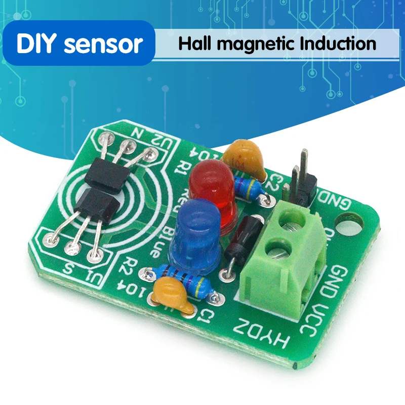 Hall Magnetic Induction Sensor Magnetic Detection Pole Resolver North ...