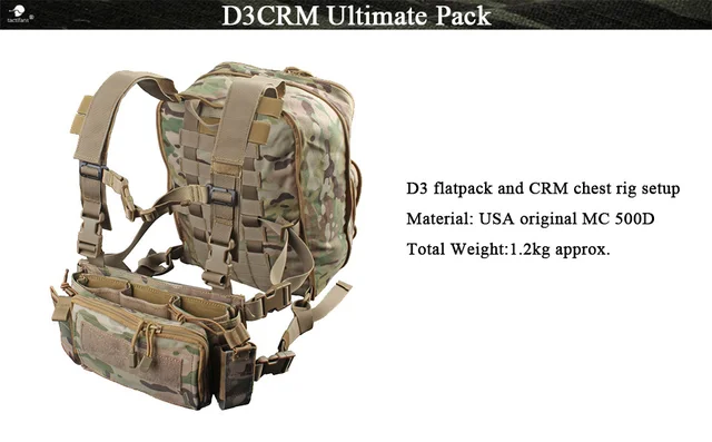 MOLLE Chest Rig Mochila Military Vest Flatpack Tactical