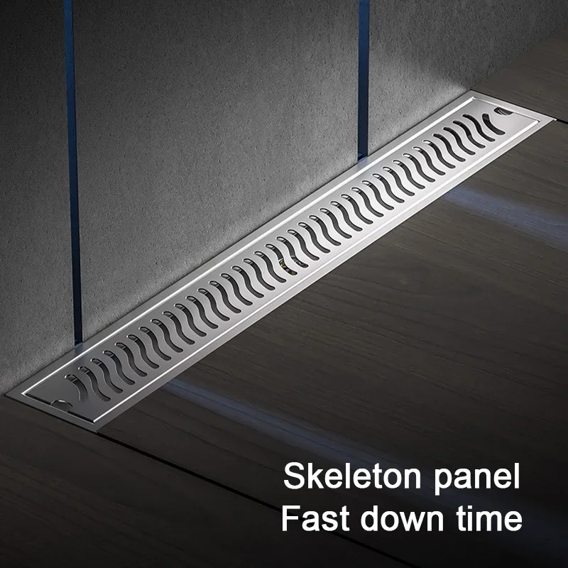 20-60cm-Floor-Drain-Stainless-Steel-Shower-Drains-Anti-Odor-Bathroom ...