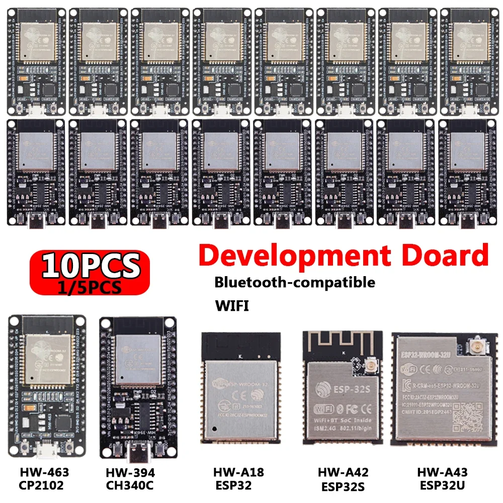 10PCS-ESP32-Bluetooth-Development-Board-ESP-32S-ESP-WROOM-32-ESP32 ...