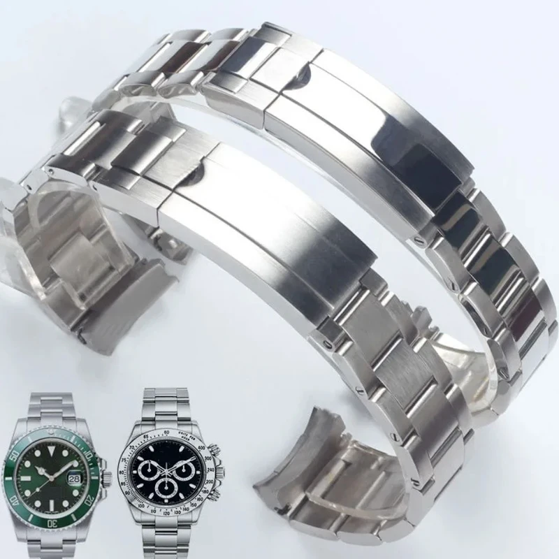 Watch-strap-is-suitable-for-Rolex-Explorer-2-ditongna-diver-green-black ...
