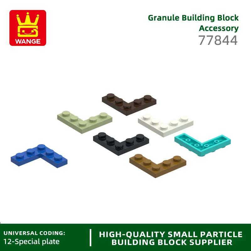 Wange-126Pcs-lot-77844-Right-Angle-5-Dots-Building-Blocks-Moc-Classic ...