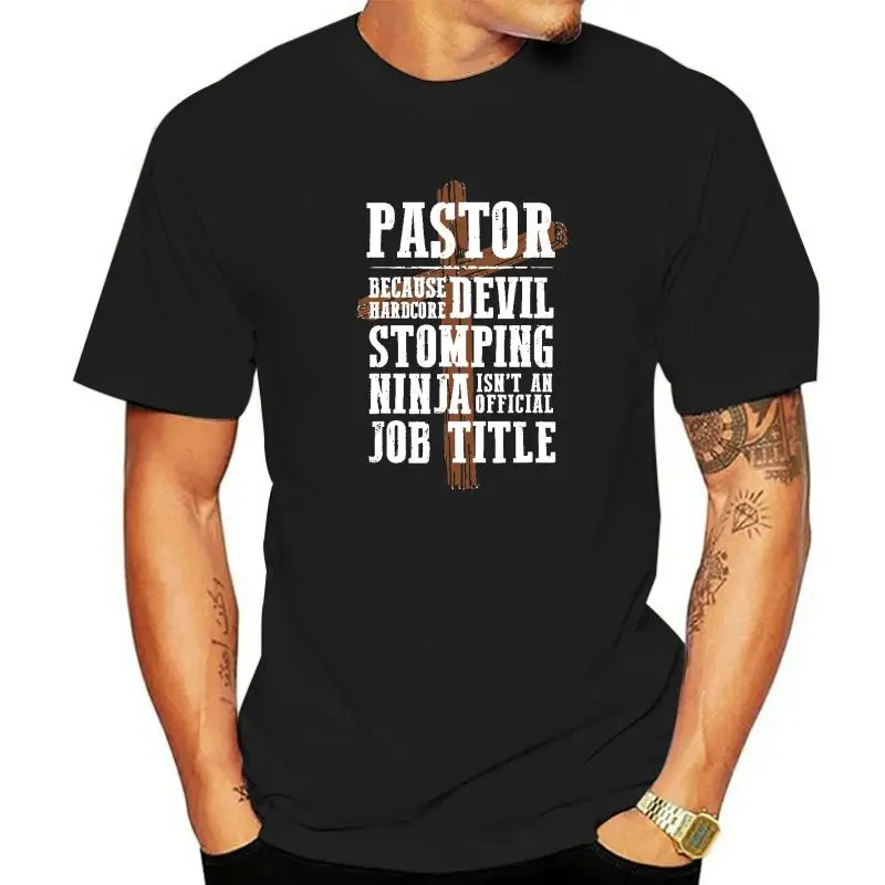 Pastor-Because-Hardcore-Devil-Stomping-Ninja-Isn-t-New-Design-Mens-Tops ...