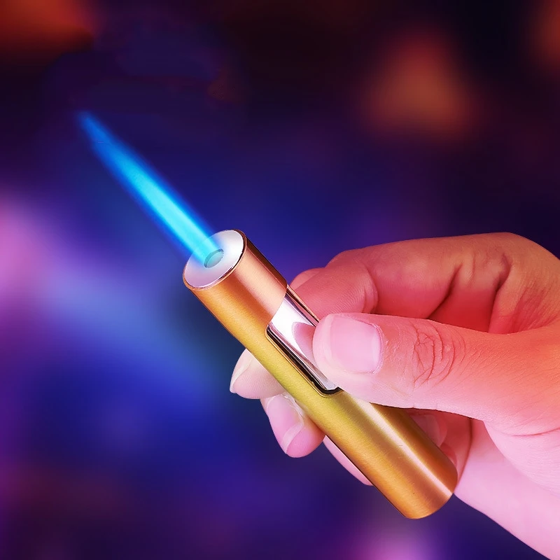 Portable-Windproof-Metal-Butane-Lighter-Double-Sided-Stamped-Turbo ...