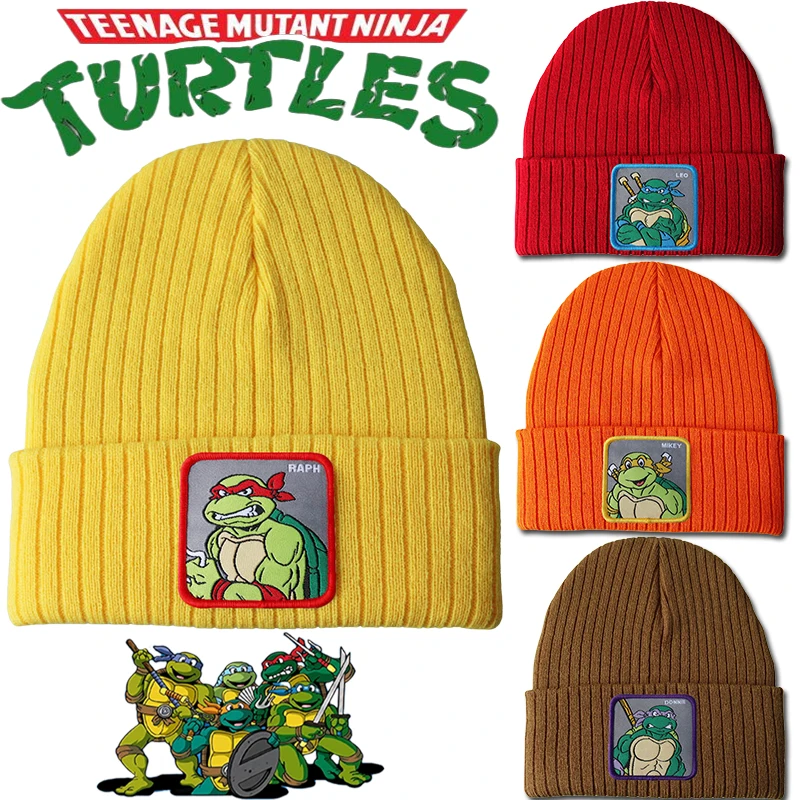 Teenage-Mutant-Ninja-Turtles-Winter-Cap-TMNT-Series-Wool-Cap-Cartoon ...