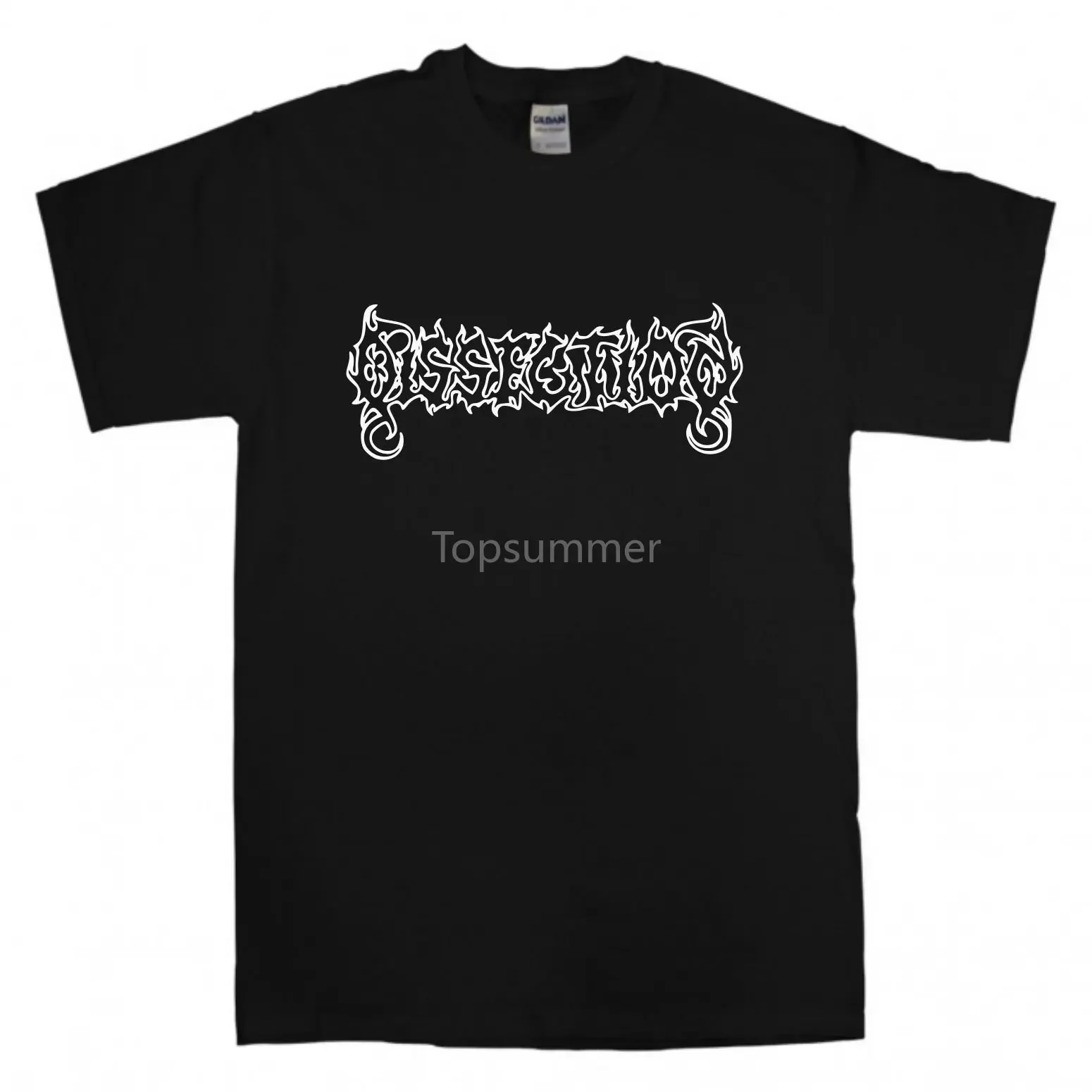 Dissection-T-Shirt-New-Black-T-Shirt-S-3Xl-Black-Metal-Logo-Band-Watain ...