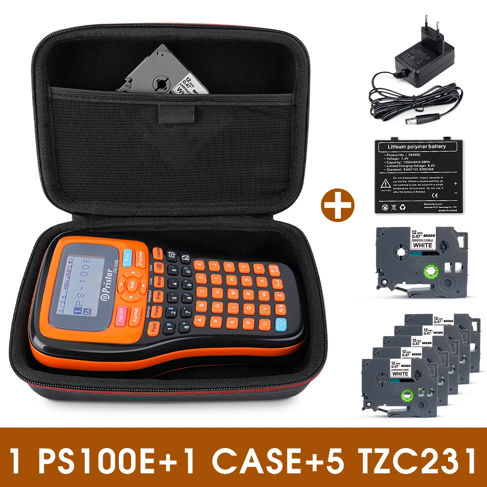 Portable-Label-Maker-PS100E-Label-Printer-Automatic-Cutting-Industrial ...