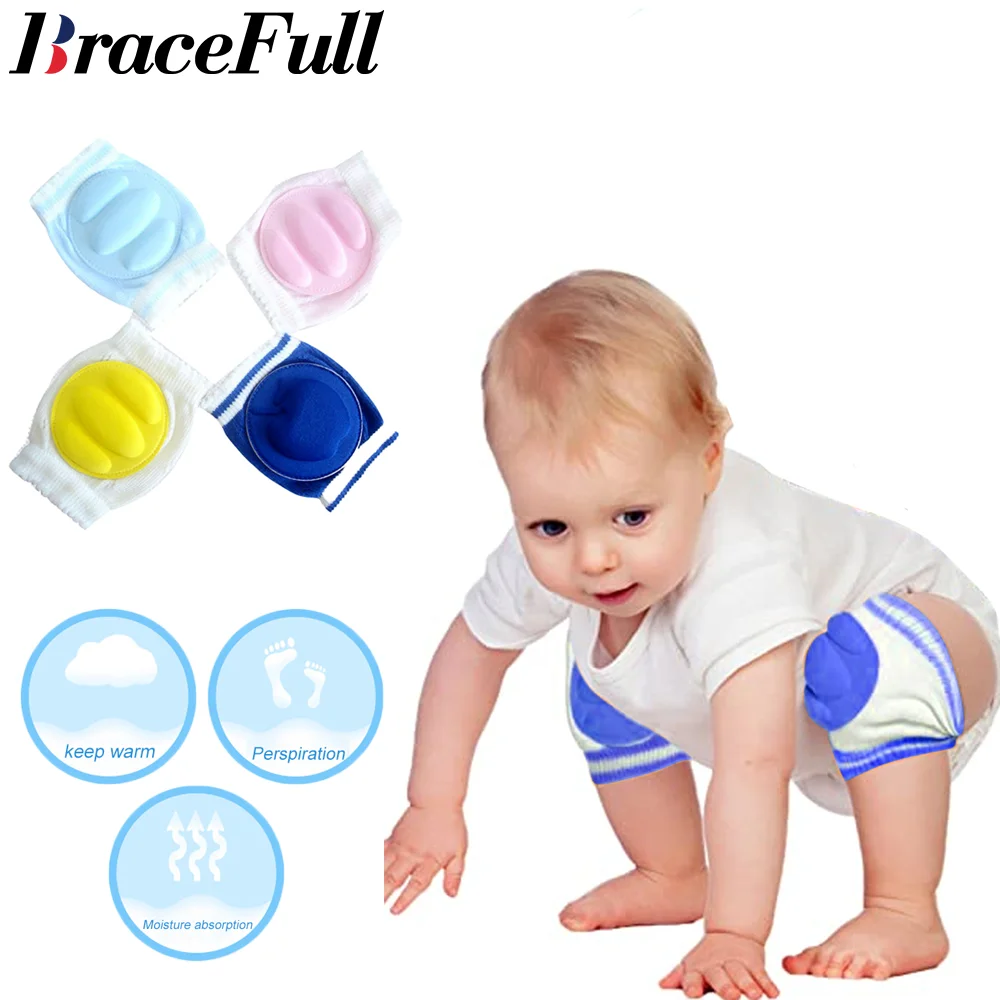 1Pair-Baby-Knee-Pads-for-Crawling-Safety-Protector-Breath-Elastic-Elbow ...