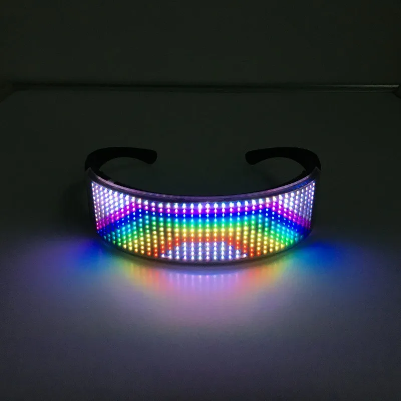 LED-Luminous-Glasses-Futuristic-Electronic-Visor-Glasses-Light-Up ...
