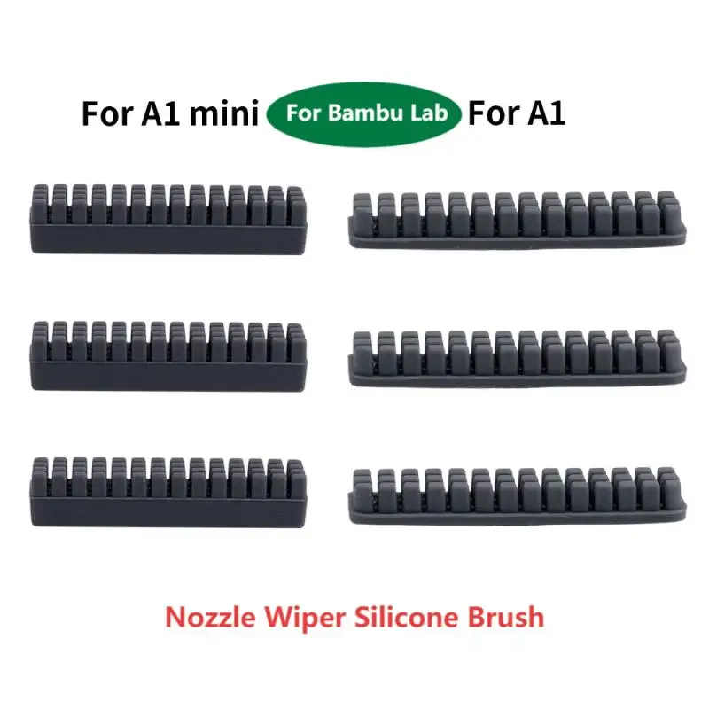 For Bambu Lab A1 Wiper Silicone Brush Hotbed Mounted Scrubbers Nozzle ...