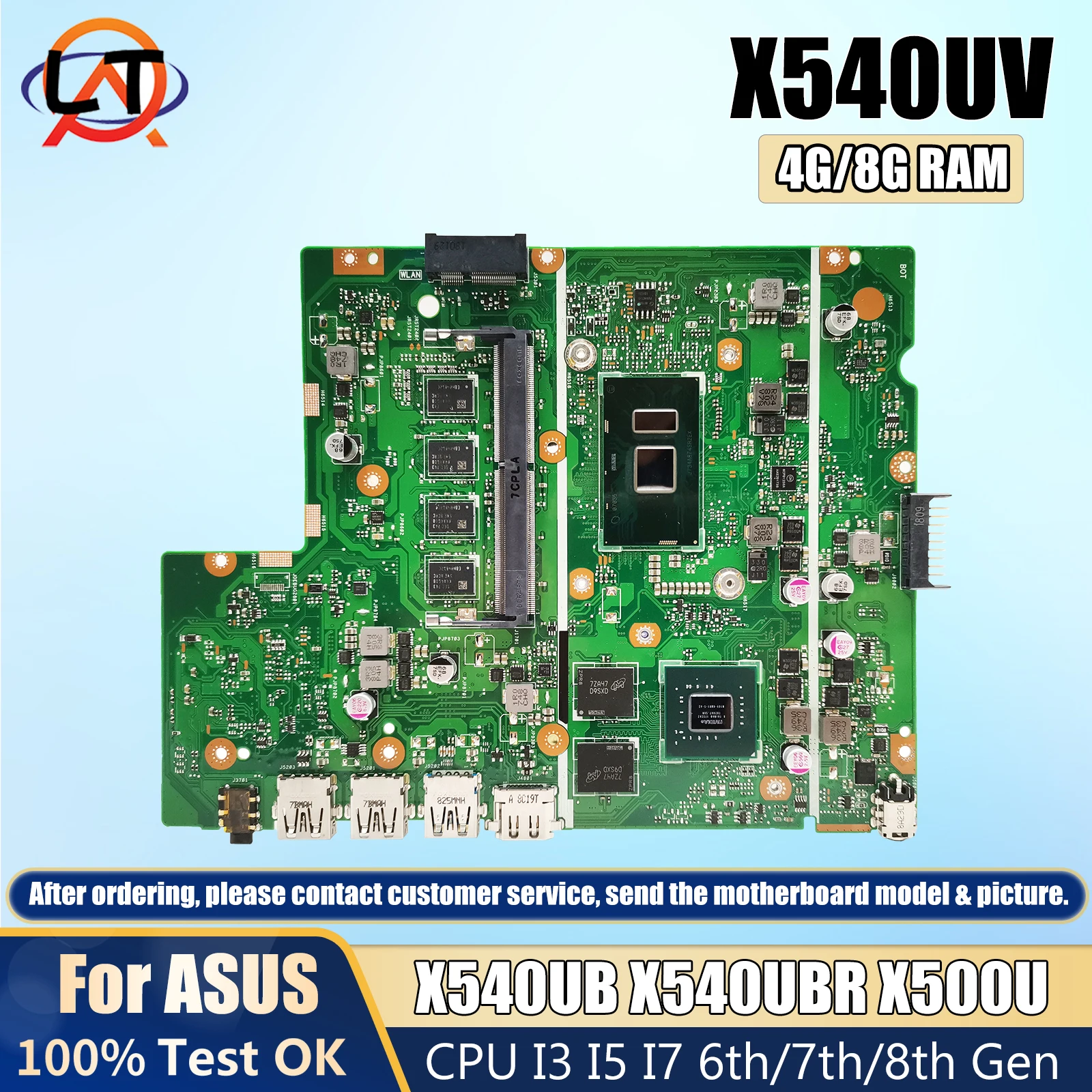 X540UV-ASUS-Laptop-Motherboard-X540UB-X540UBR-X500U-X543U-R540U-P540U ...