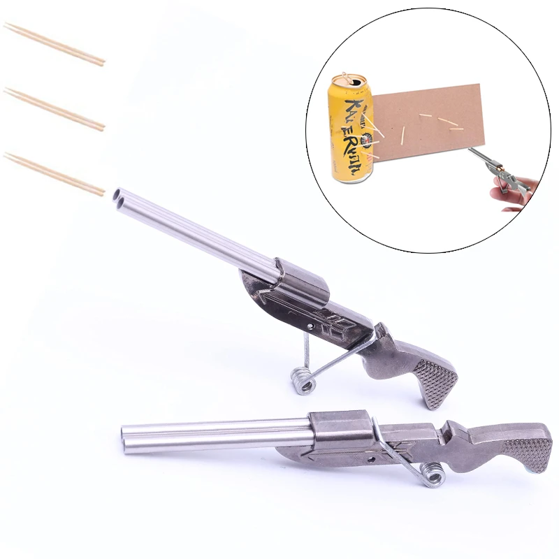 Mini Toothpick Toy Mini Shotgun Toy Launcher Outdoor Fun Toy ...