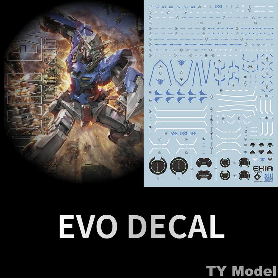 EVO-Decal-E-M123-for-MG-1-100-GN-001-Exia-Assembly-Model-Building ...
