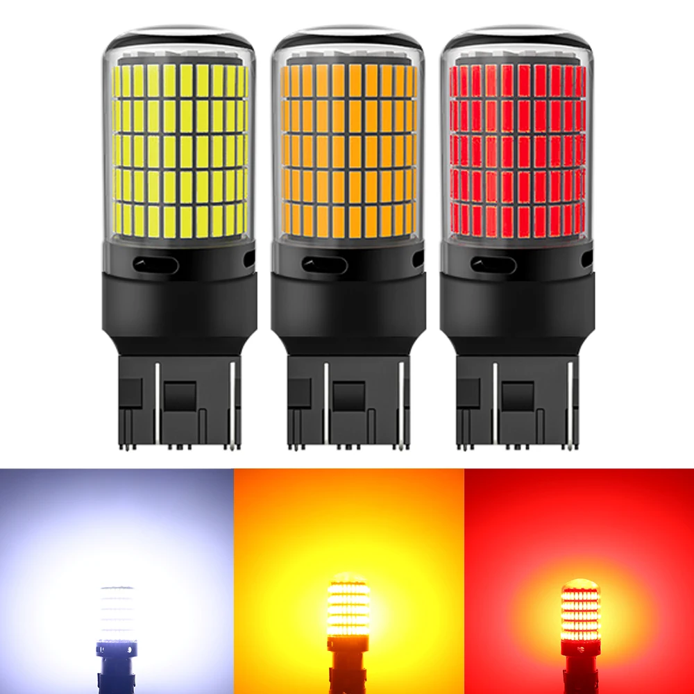 2X 7440 W21W WY21W W21/5W PY21W P21/5W Ba15s BAU15S 3157 T25 Car LED ...